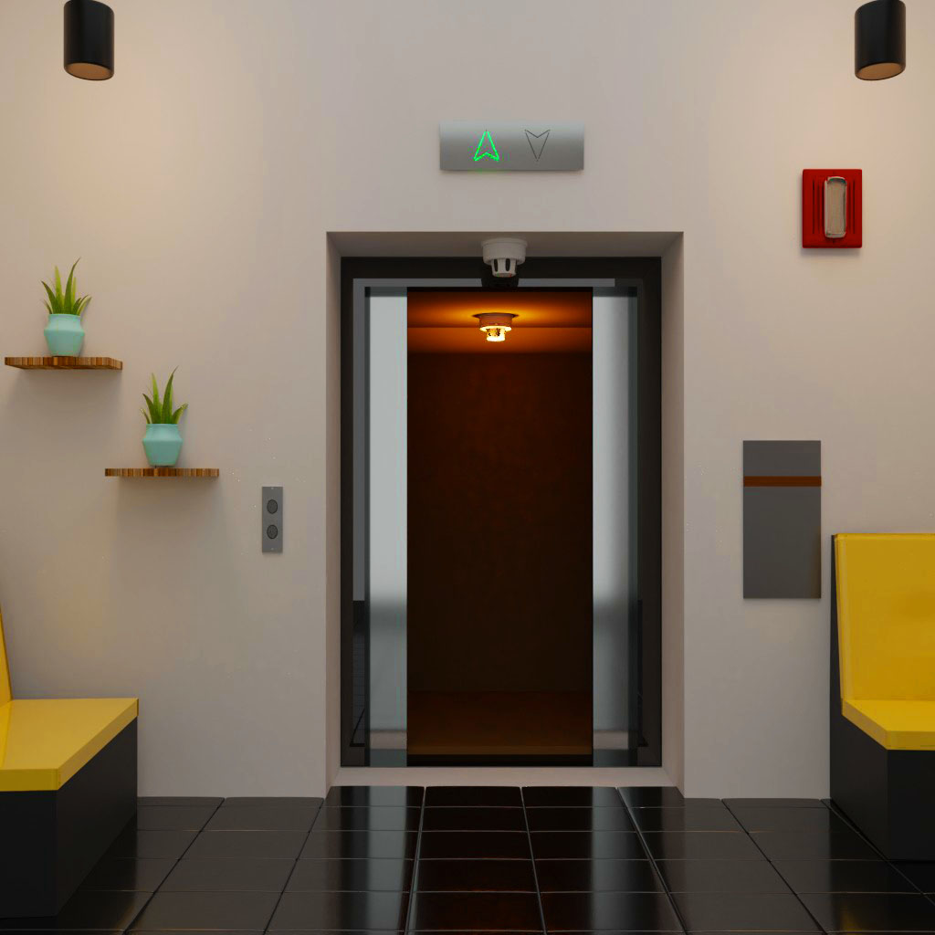 3D modeling of elevator