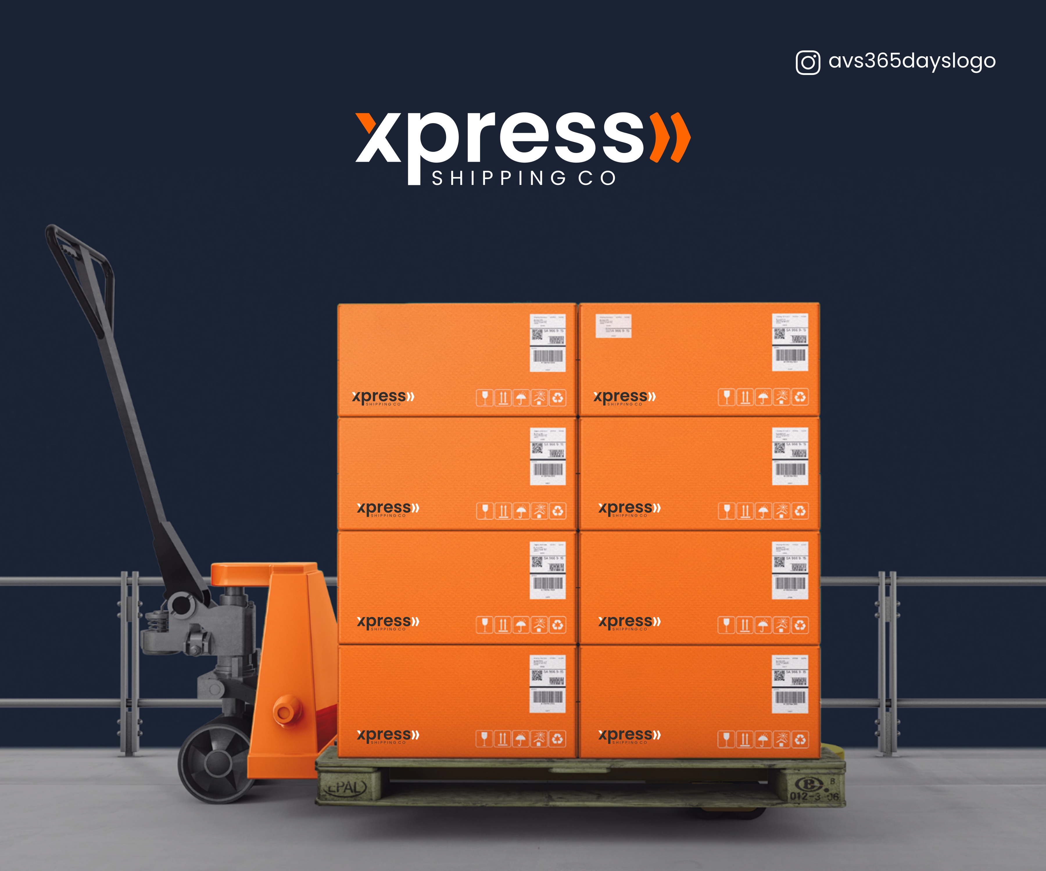 Xpress Shipping Co. Brand Identity Design
